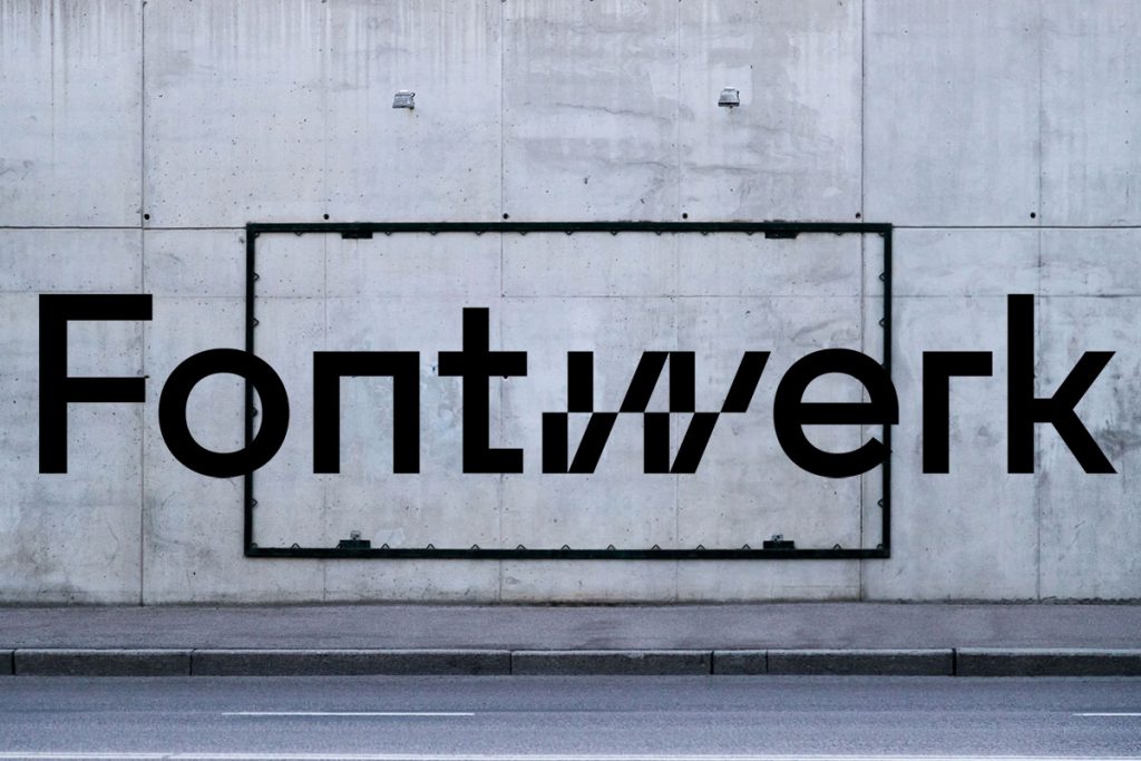 Case and Turbine -Fontwerk’s Brand-new Typeface Launch - slanted