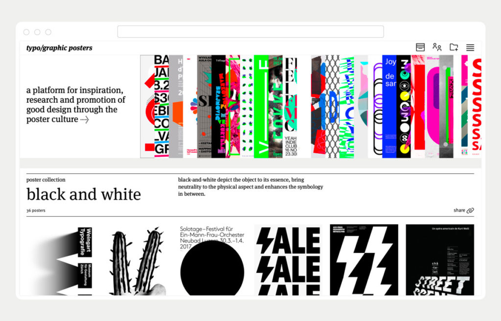 typo/graphic posters - Developed and Curated by André Felipe - slanted