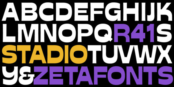 Stadio - by Zetafonts - 100th birthday of Aldo Novarese - slanted