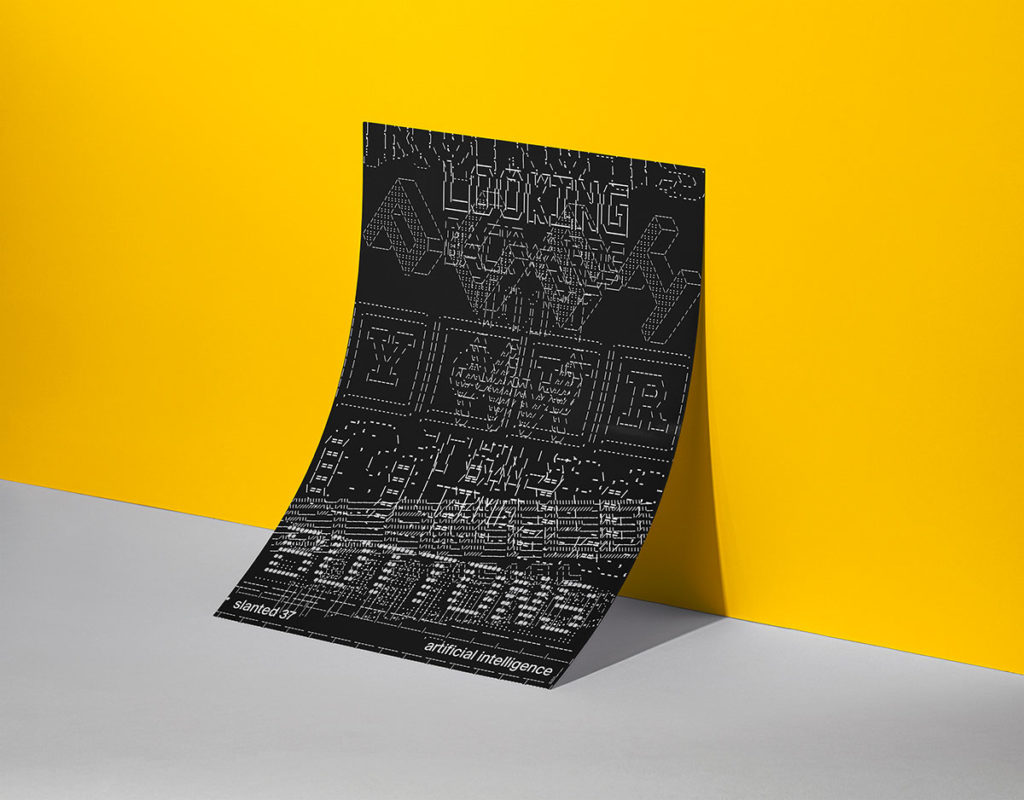 Slanted ASCII Poster – Artificial Intelligence - slanted