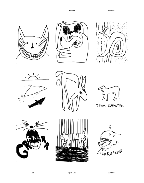 INSTANT DOODLES - slanted