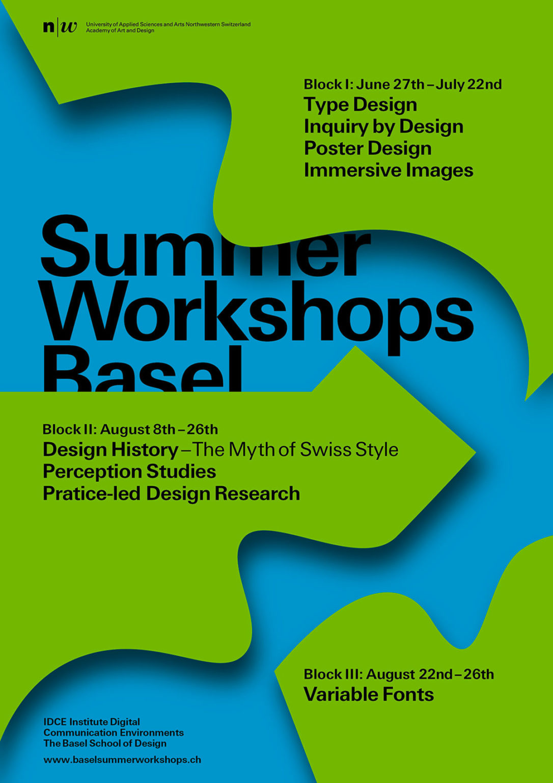 Summer Workshops Basel 2022 - The Basel School of Design - slanted
