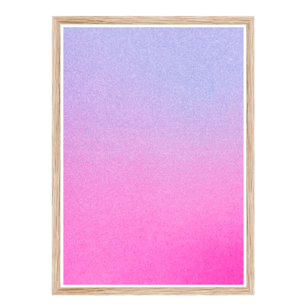 Artprint Feeling Blue | Risograph Print - slanted