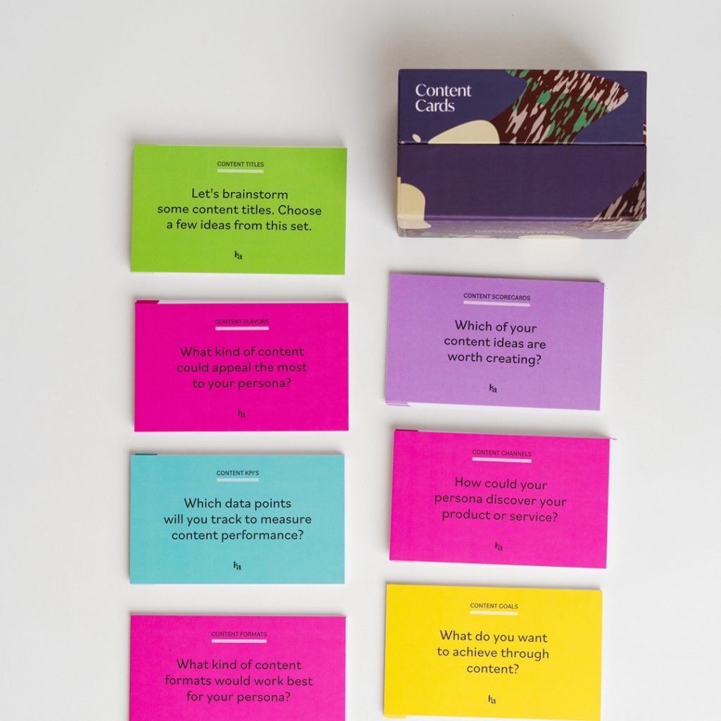 Content Cards - slanted