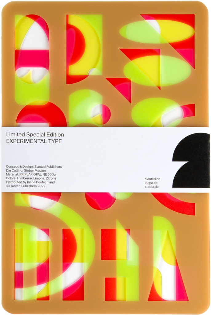 Experimental Type Stencils - slanted