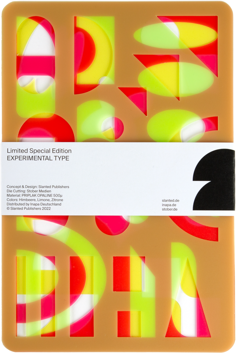 Experimental Type Stencils - slanted