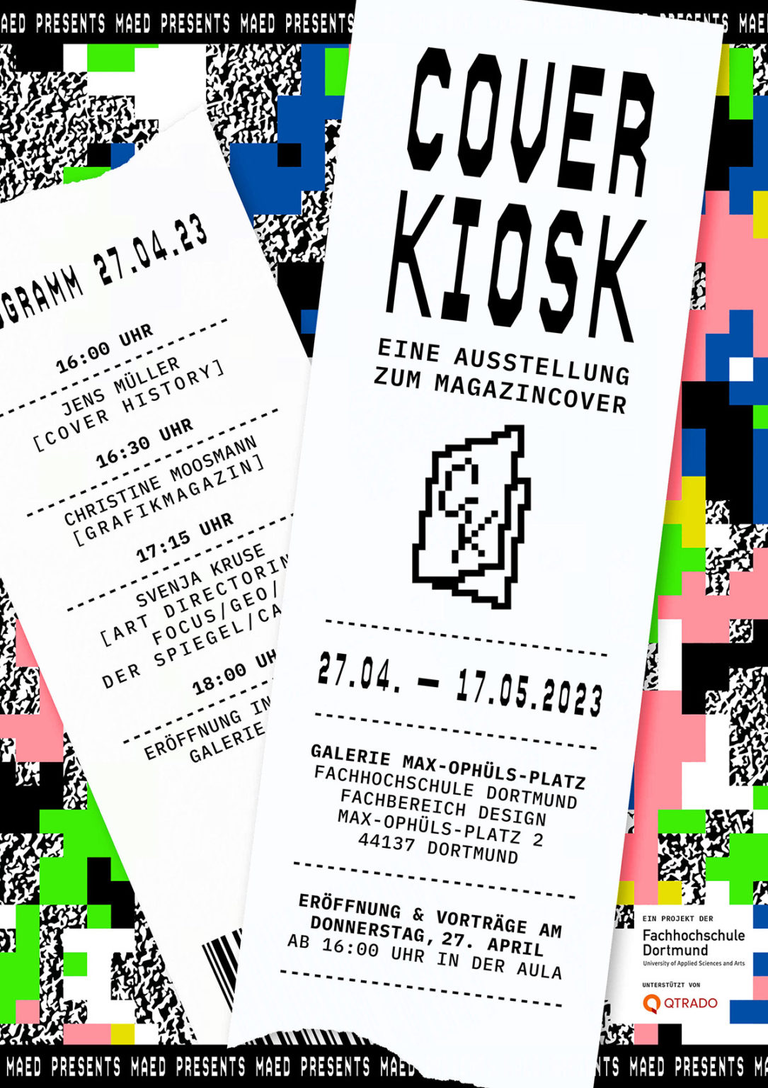 COVER KIOSK Exhibition and Lecture - slanted