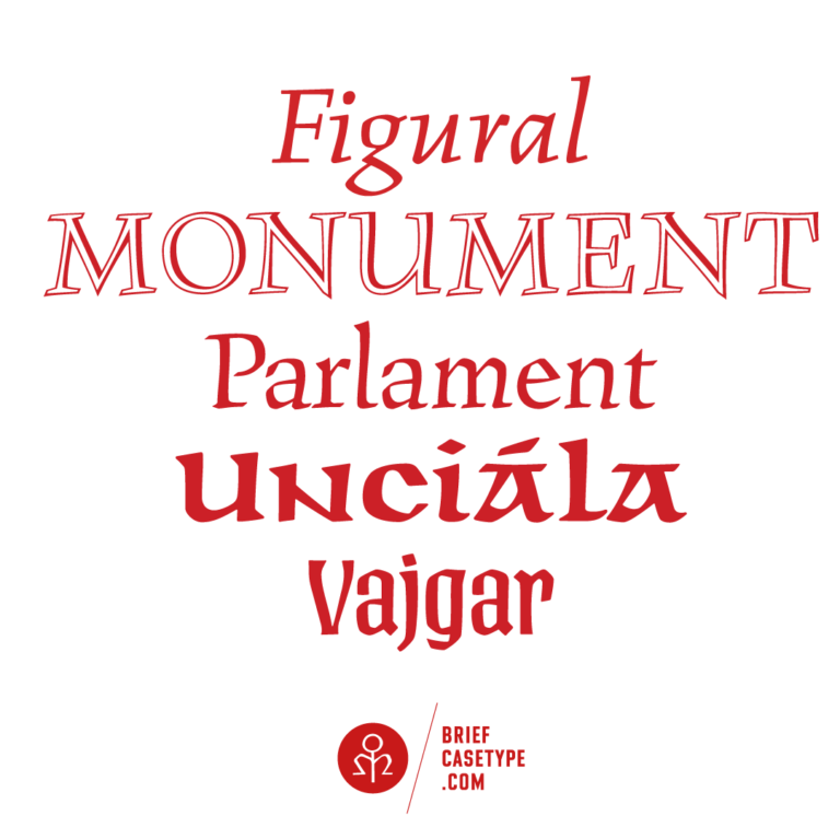 The Heritage of Oldřich Menhart Release of new digtalized fonts - slanted