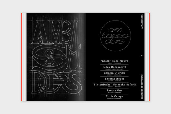 Yearbook of Lettering #1 - slanted