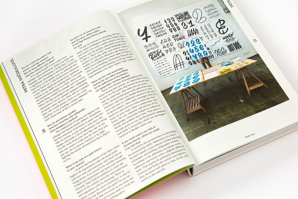 Yearbook of Lettering #1 - slanted