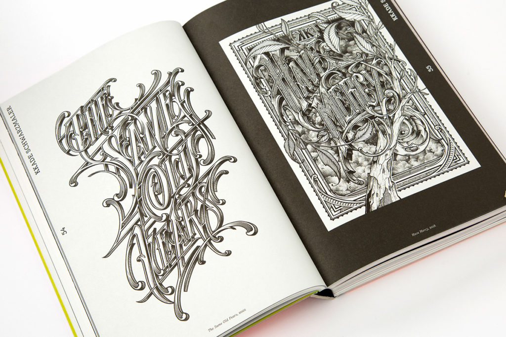 Yearbook of Lettering #1 - slanted