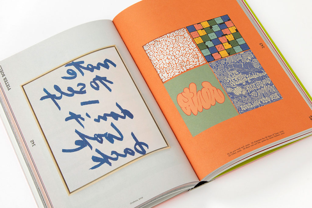Yearbook of Lettering #1 - slanted