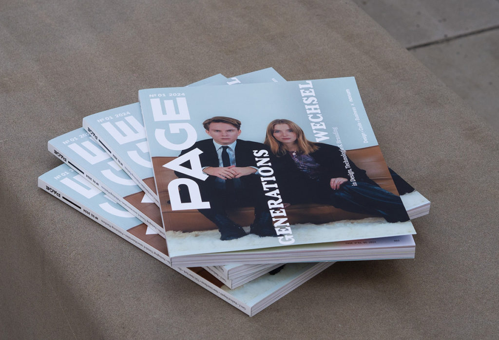 PAGE magazine - slanted