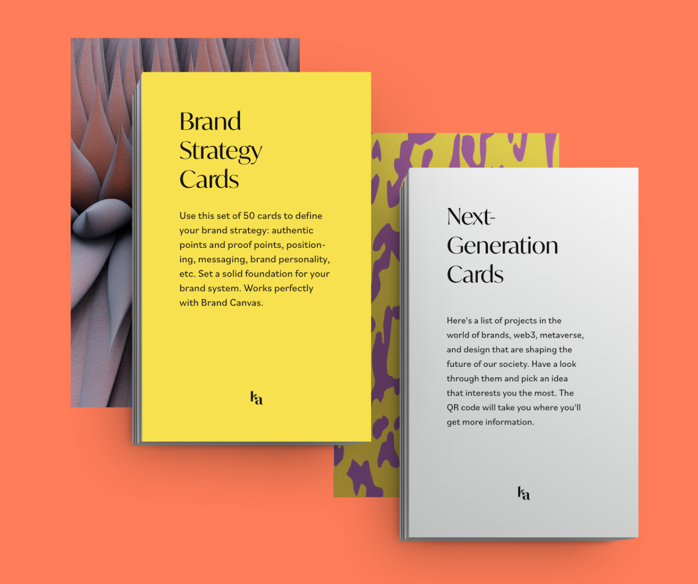 Brand Strategy Cards - slanted