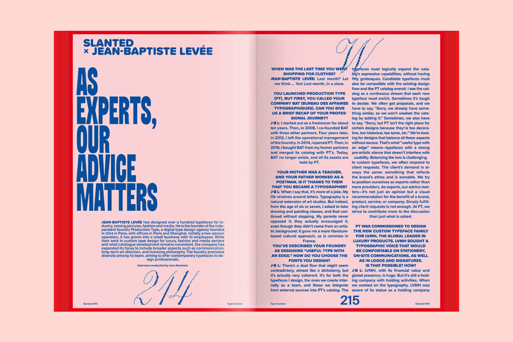 Slanted Magazine #44—Type Fashion - slanted