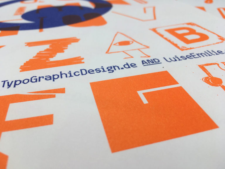 Type Specimen | Typo Poster | Typo Ping Pong #1 | Eyes | Riso Print ...