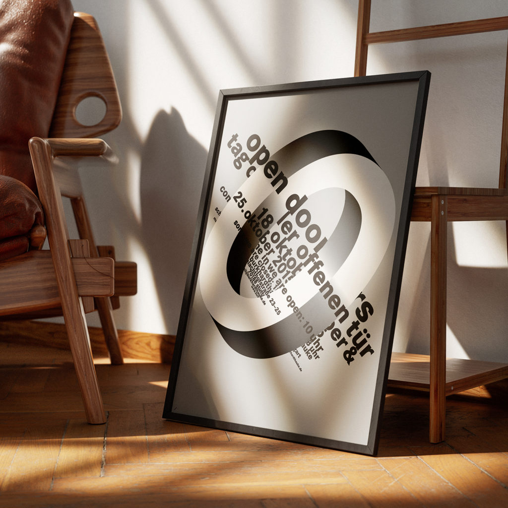 Poster »Open Doors« - slanted