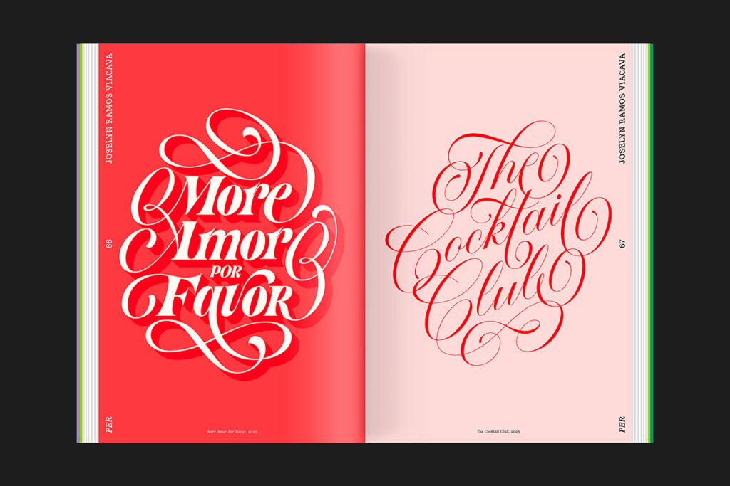 Yearbook of Lettering #2 - slanted