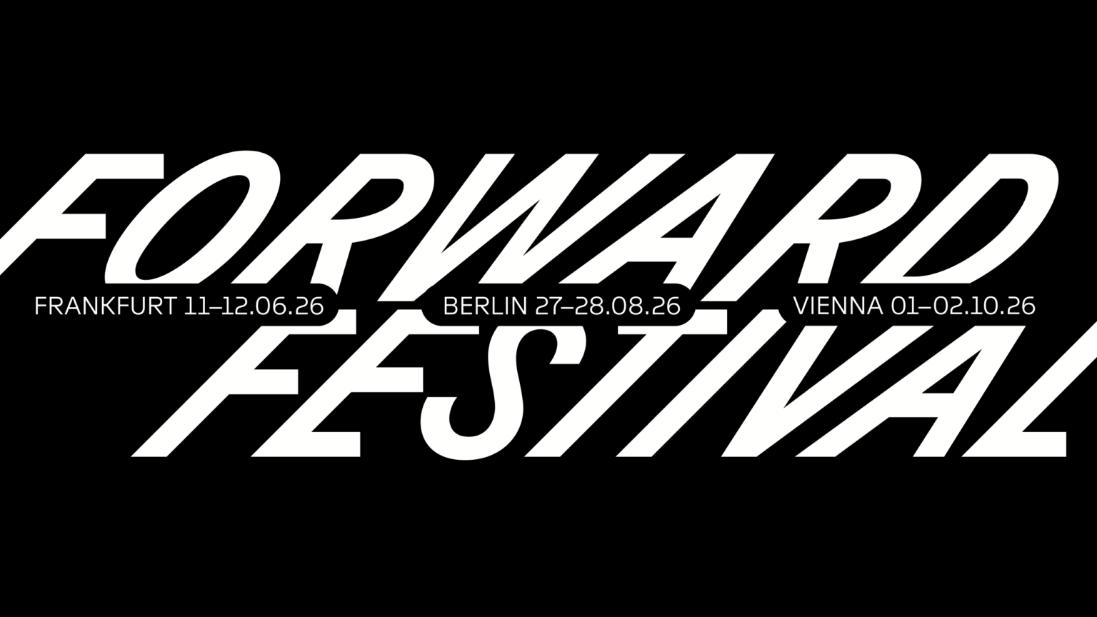 Forward Festival 2026 - slanted